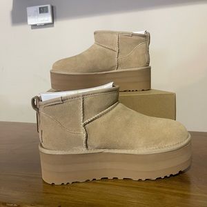 UGG | Shoes | Ugg Ultra Mini Platform Sand | Poshmark